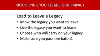 Leadership That Infiltrates Mountains | PDF