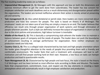 Leadership theories | PPTX | Executive Leadership & Management | Business