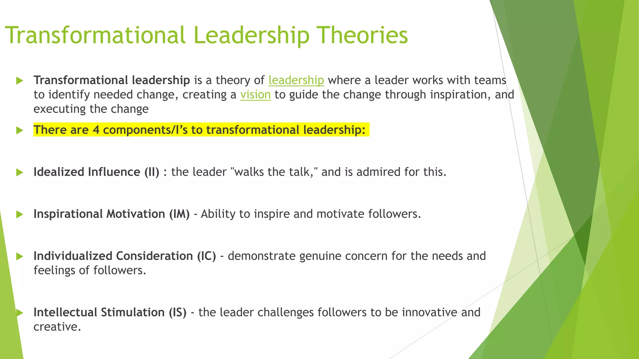 Leadership theories | PPTX