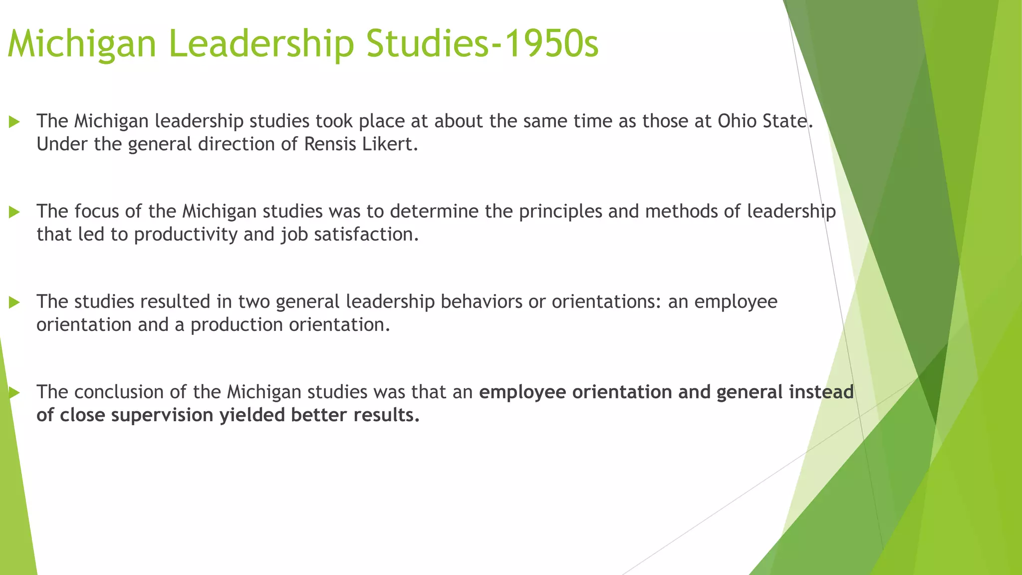 Leadership theories | PPTX
