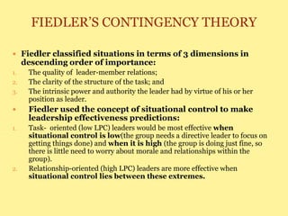 Leadership theories | PPTX