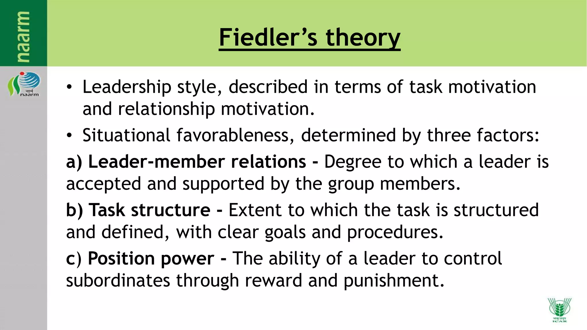 Leadership theories: Advantages and Limitations | PPTX