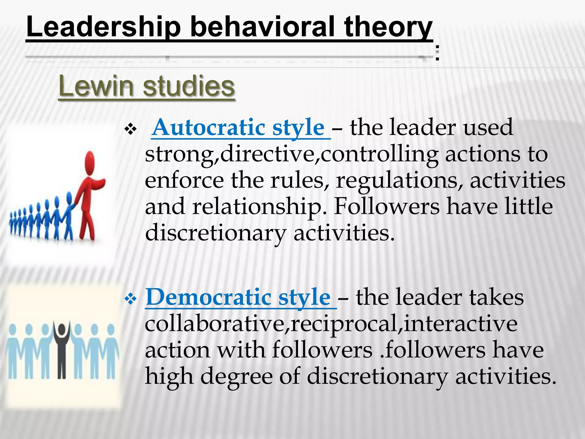 Leadership theories | PPTX