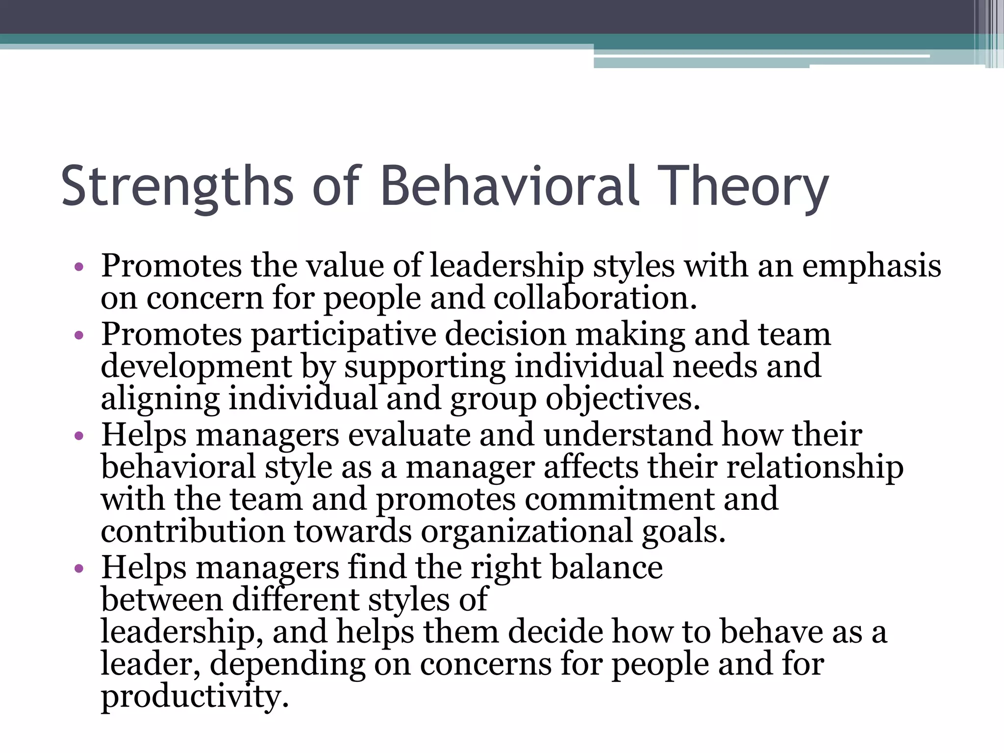 Major Leadership Theories | PPTX