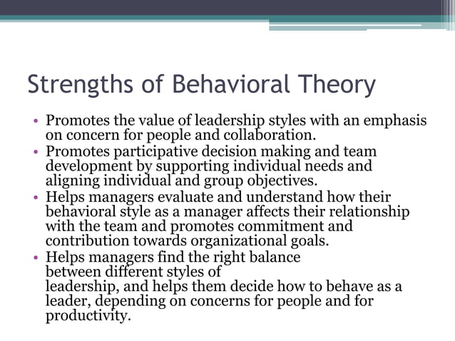 Major Leadership Theories | PPTX | Executive Leadership & Management ...