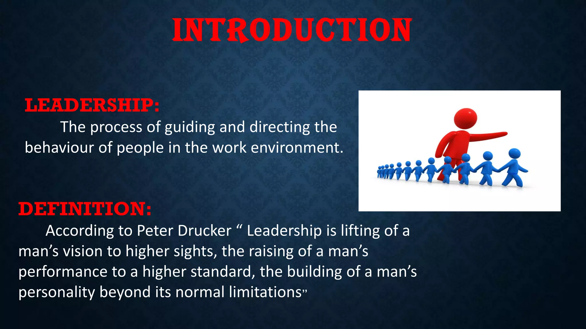Leadership theories and applications pavan k.n | PPT