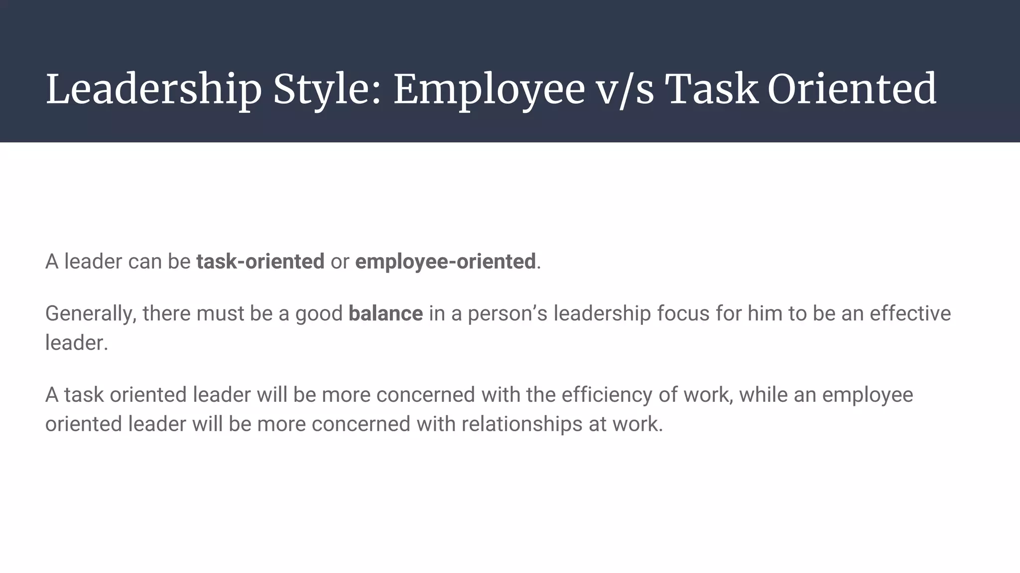 Leadership theories and style | PPTX