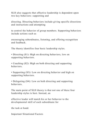 Leadership Theories Lewin’s Big Three Kurt Lewin (189.docx