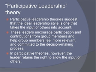 Leadership Theory.pptx | Physics | Science