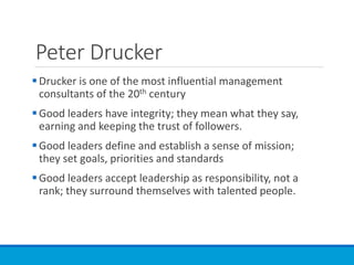 Leadership today | PPT