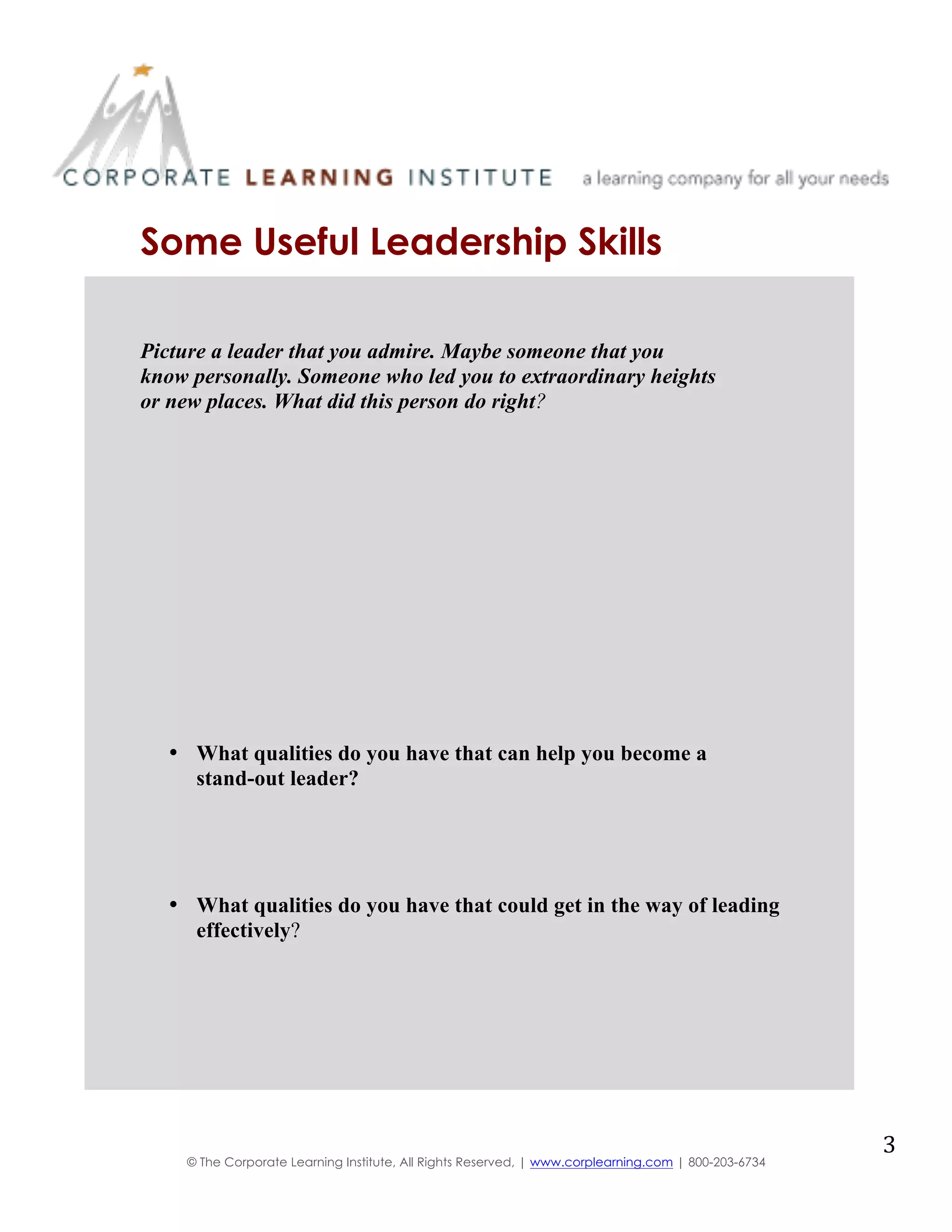 Leadership Toolkit | PDF