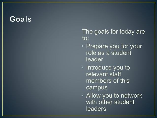 Student Leadership Training | PPTX