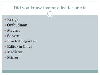 Leadership training up bring leaderss... | PPTX