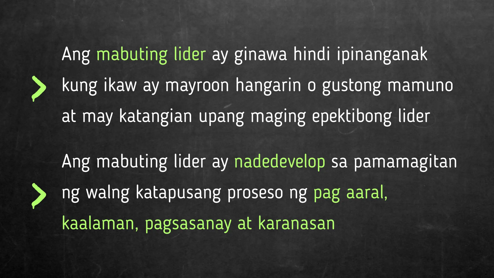 LEADERSHIP TRAINING MODULE TAGALOG VERSION | PPTX