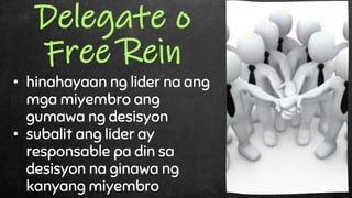 LEADERSHIP TRAINING MODULE TAGALOG VERSION | PPTX