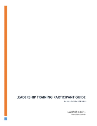 Leadership trainingparticipantguide 1pdf | PDF