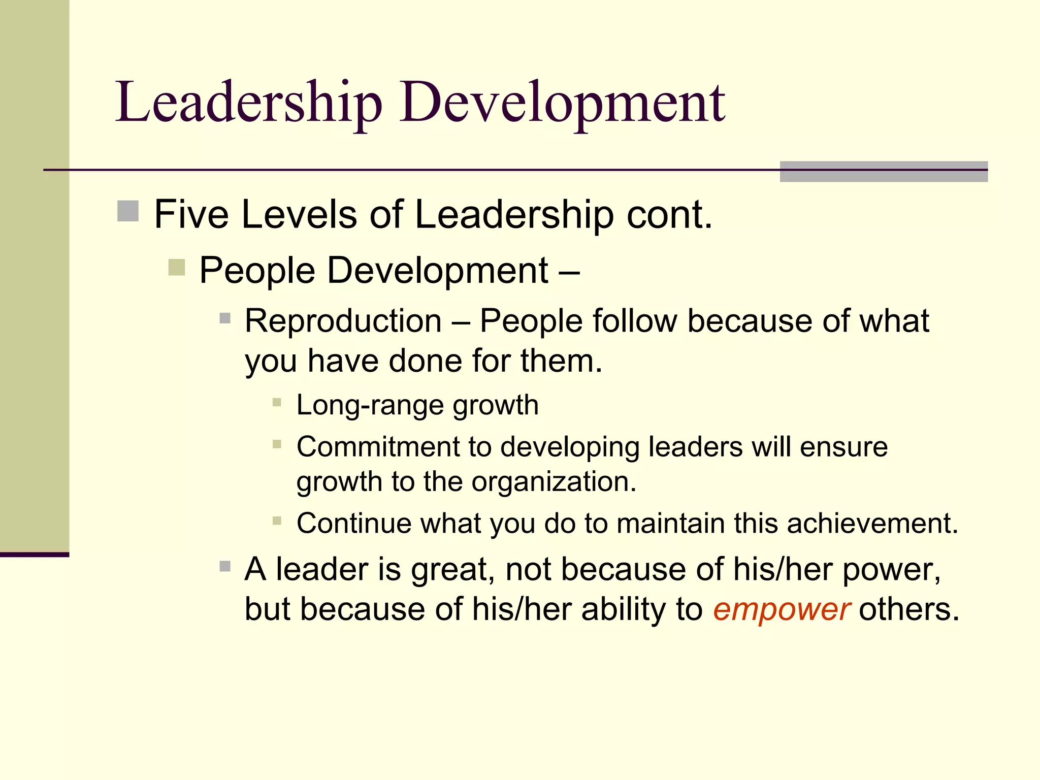 Leadership Training Powerpoint | PPT