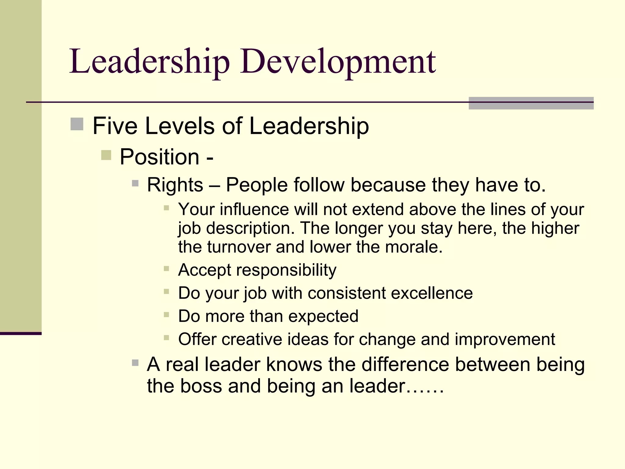 Leadership Training Powerpoint | PPT