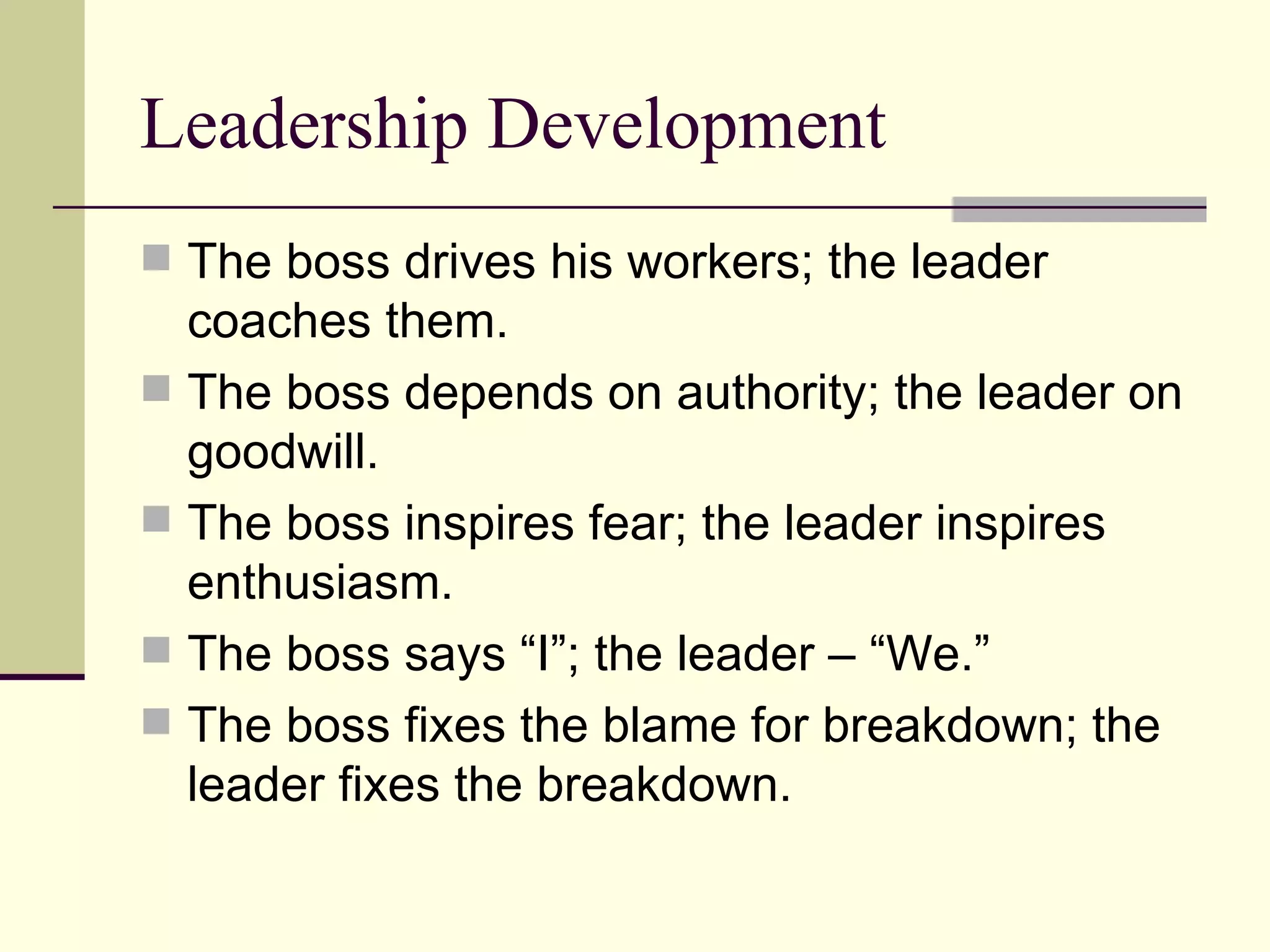 Leadership Training Powerpoint | PPT