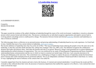 Leadership Traits Essay Example | PDF