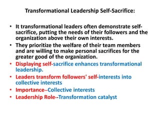 LEADERSHIP TRANSFORMATION IN POST GRADUATE | PPTX