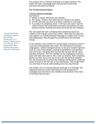 Leadership triangle | PDF