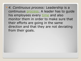 Leadership Unit Nature and Significance of LeadershipIIIrd.ppt
