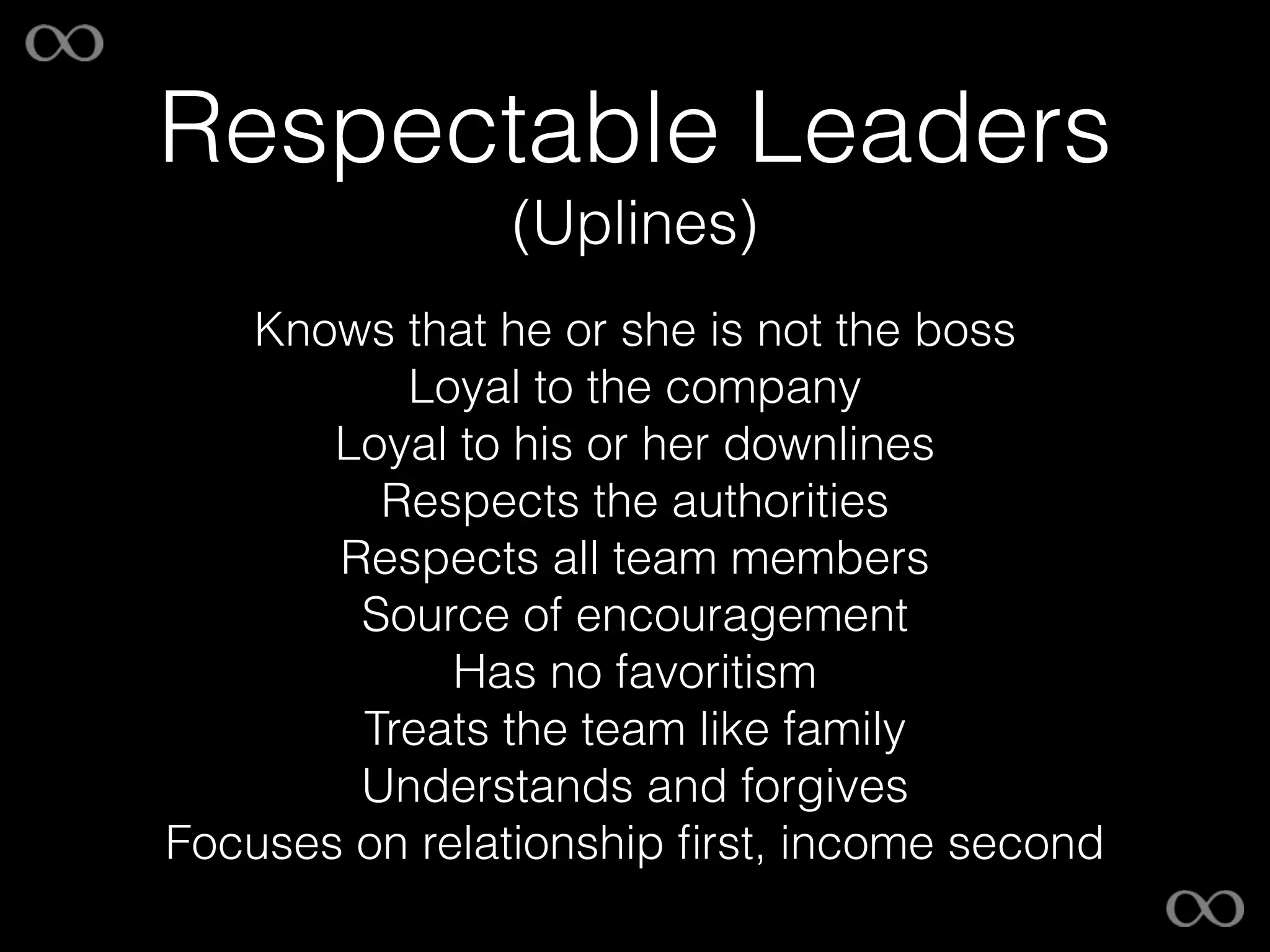 Leadership: Upline-Downline Relationship | PPT