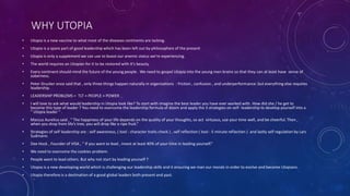 LEADERSHIP IN UTOPIA - WANA MAFUSA | PPTX