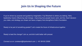Fuji Silvertech’s Leadership Vision: Empowering India’s Growth | PPT