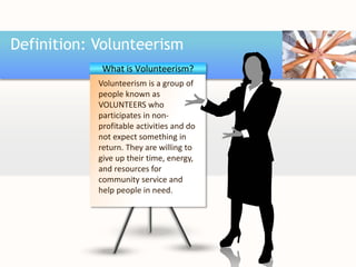 Leadership and Volunteerism | PPTX