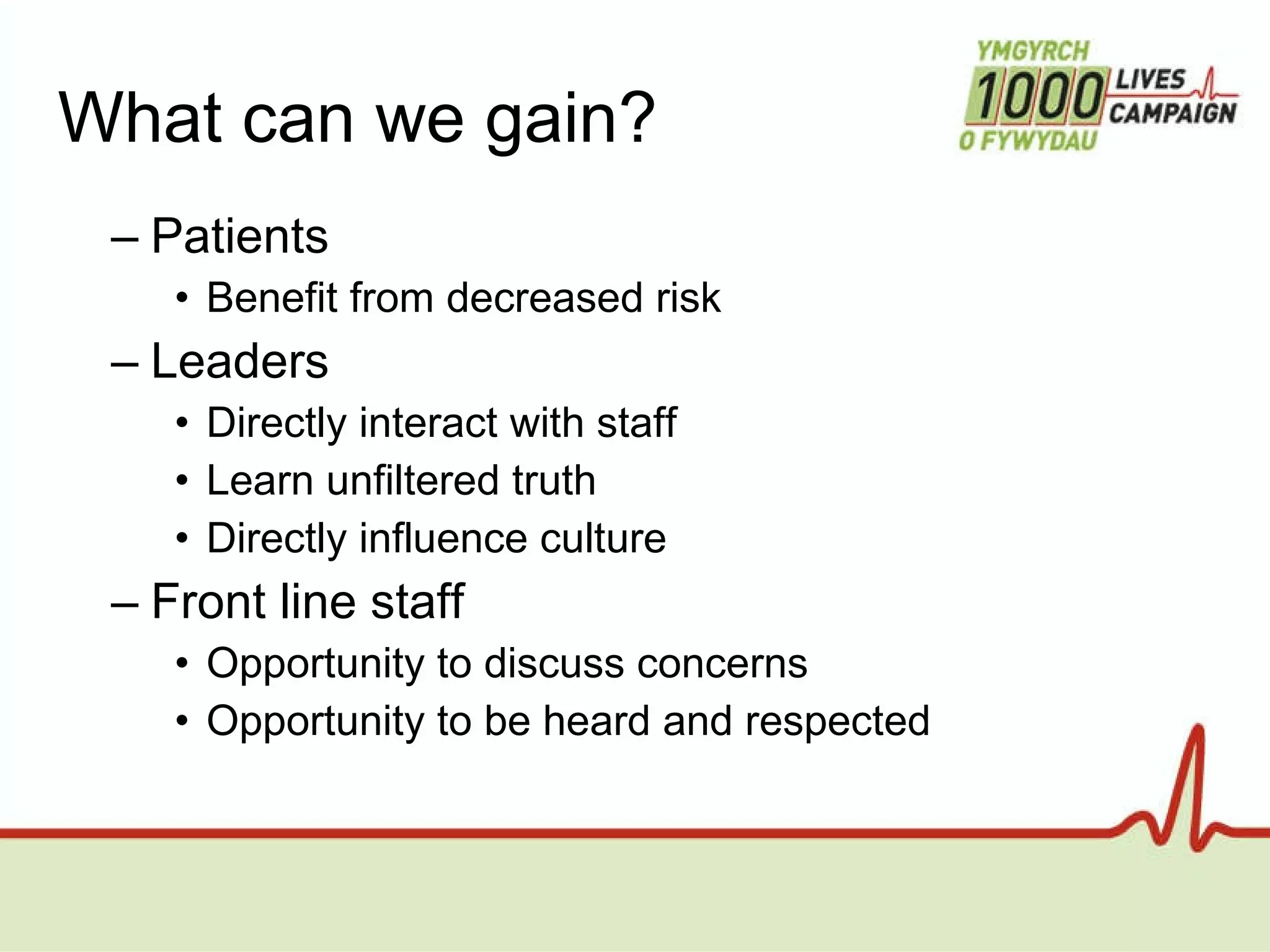 Leadership walkround talk | PPT