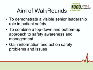 Leadership walkround talk | PPT