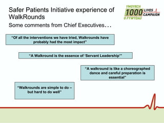 Leadership walkround talk | PPT