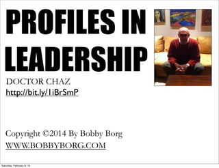 Leadership with Dr Chaz | PPT