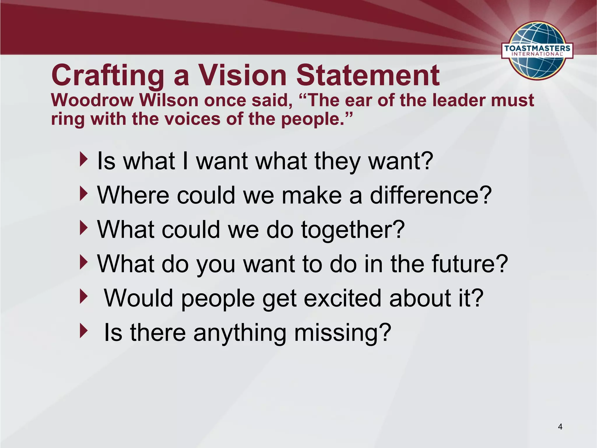 Leadership with en vision | PPT