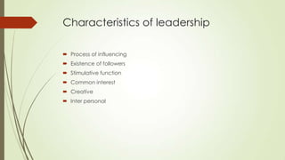Leadershp presentation | PPT
