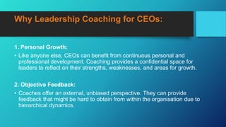 Empowering Leaders, Strengthening Businesses: The Value of CEO Coaching | PPTX | Business ...