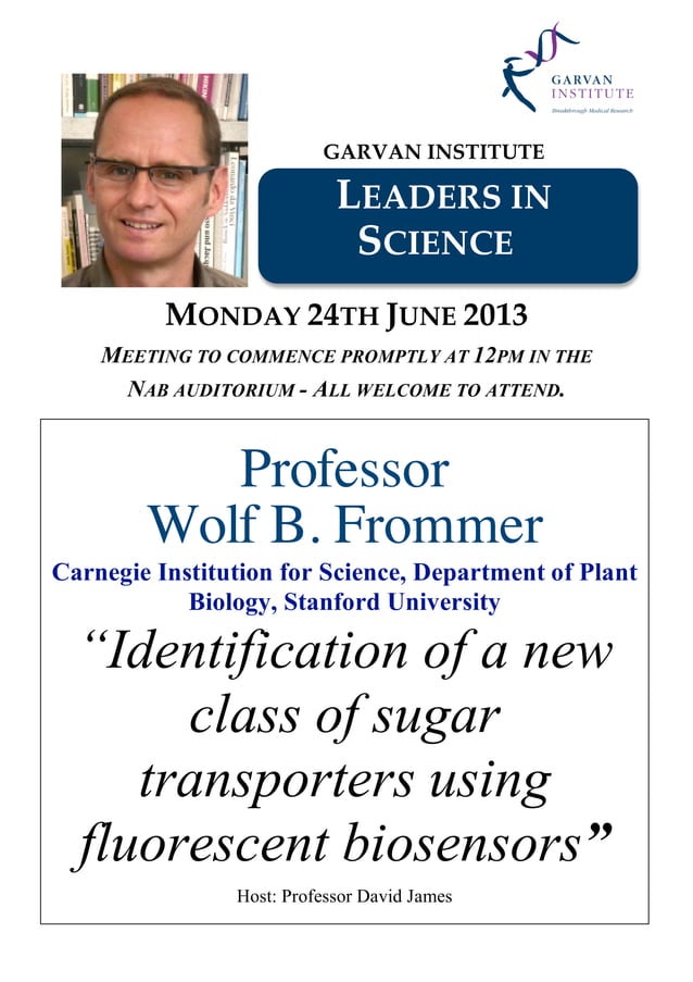 Leaders in Science - Prof Wolf Frommer | PDF