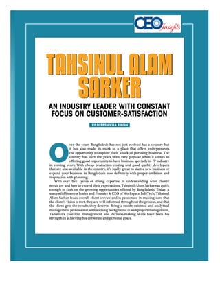 Leaders in south asia october 2021 - ceo insights india magazine | PDF