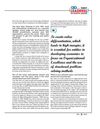 Leaders in south asia october 2021 - ceo insights india magazine | PDF