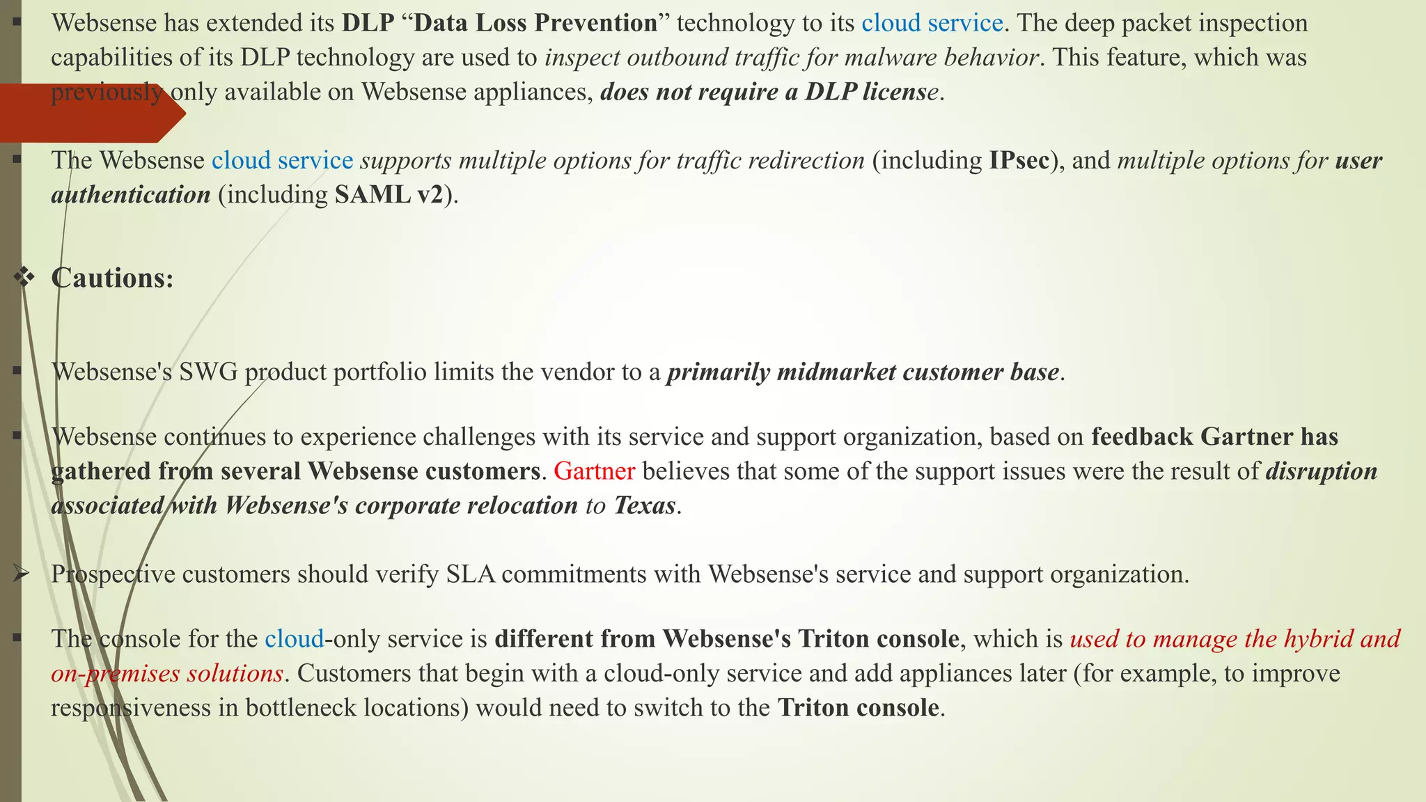 Leaders of Gartner Magic Quadrant 2014 for Secure Web Gateways | PPTX