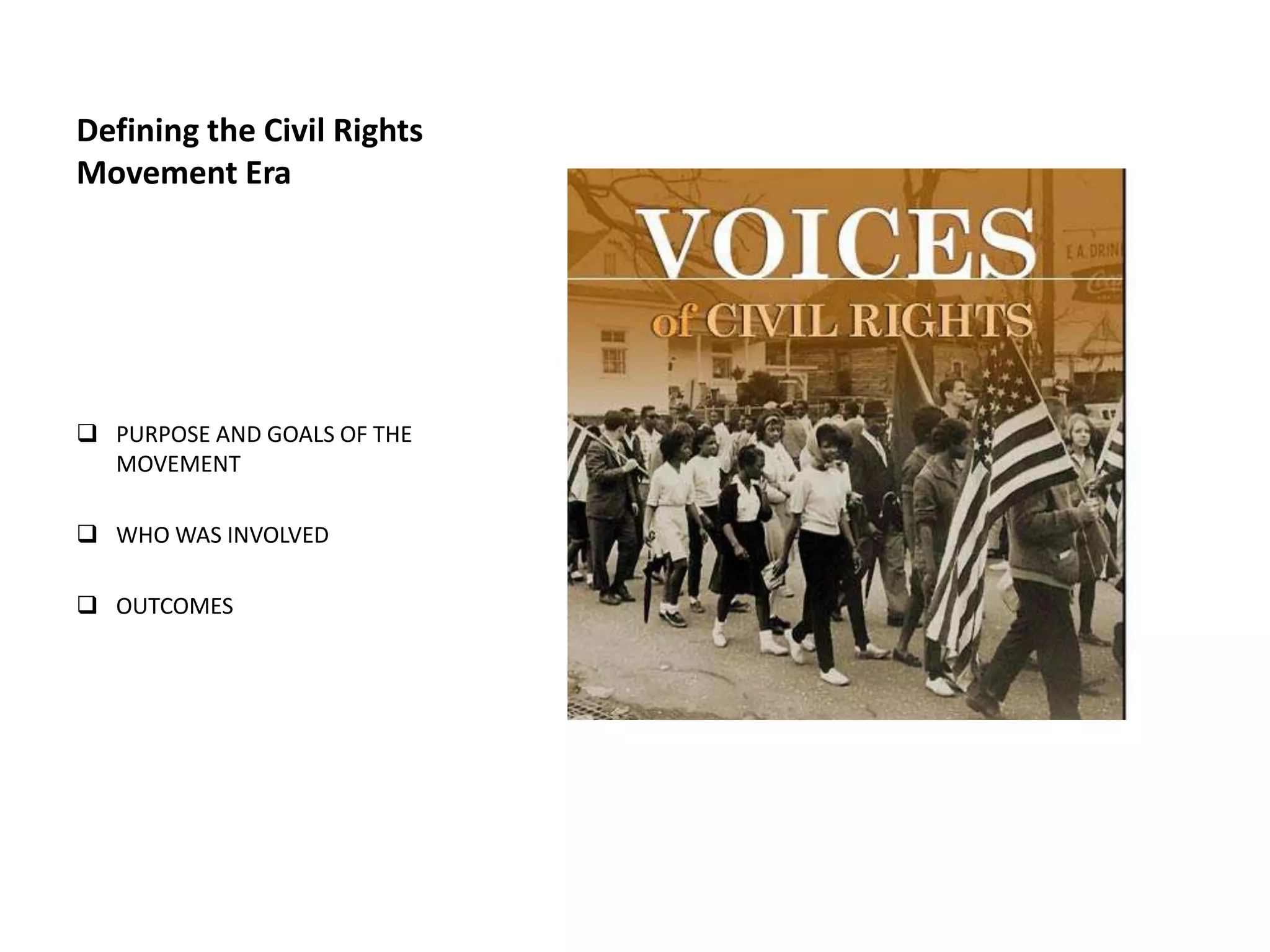 Leaders of the civil rights movement in the | PPTX | Debated Sensitive ...