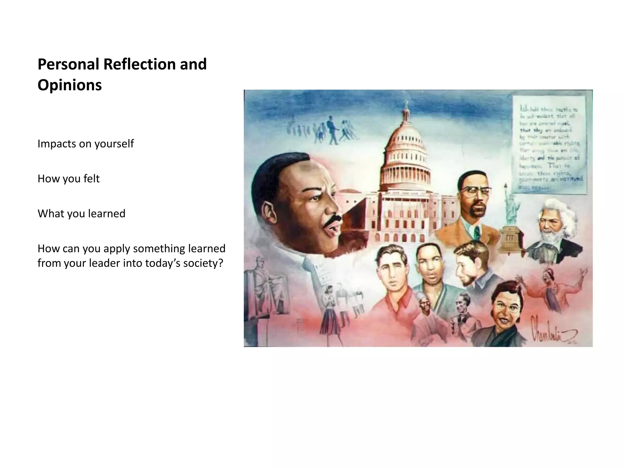 Leaders of the civil rights movement in the | PPTX | Debated Sensitive ...