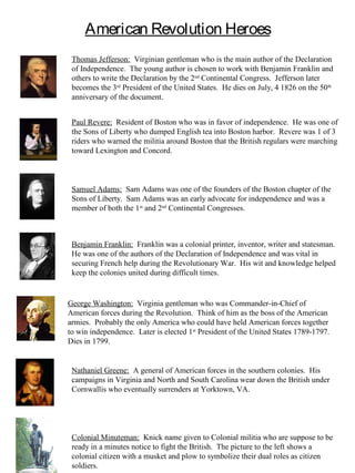 Leaders of the revolution (2) | PPT