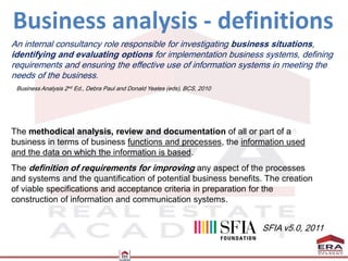 Analytical Techniques - Basic Business analysis | PDF