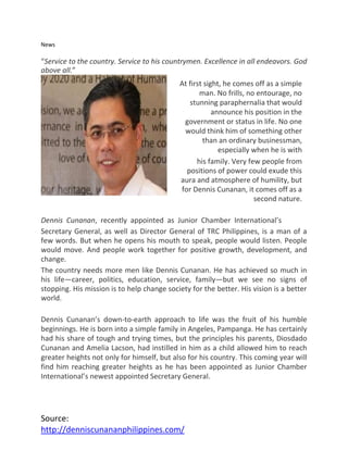 Leader then and now dennis cunanan philippines | PDF