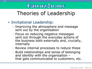 theory of leadership | PPT