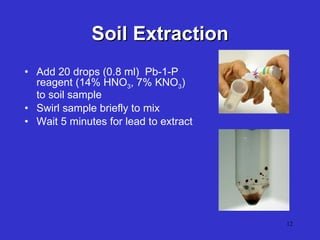 Lead soil field test presentation | PPT