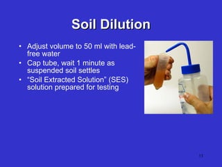 Lead soil field test presentation | PPT